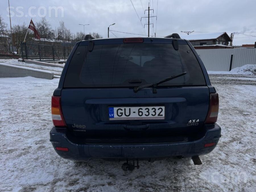 Blue Jeep Grand Cherokee 2002 in Riga, with an engine capacity of 2.70 L and mileage of 0 thousand km for 2490 €, photo 6 on AUTOMOTO.COM.LV