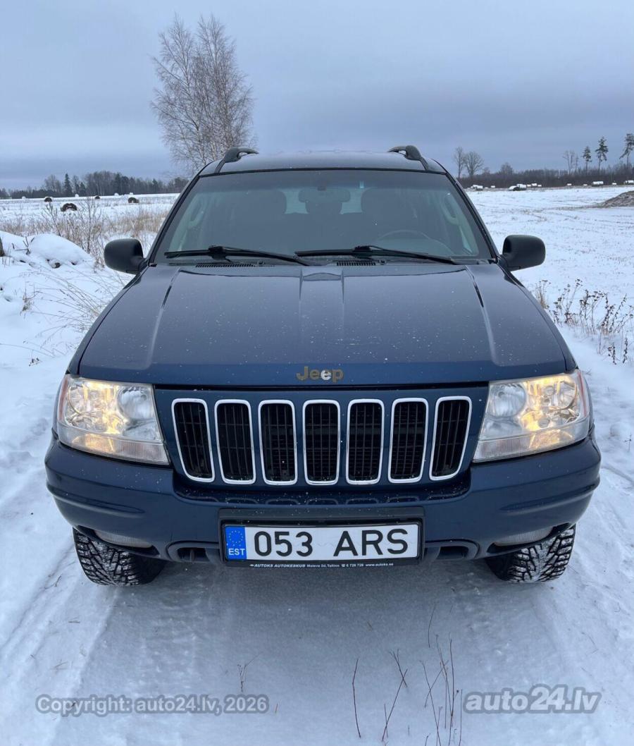Blue Jeep Grand Cherokee 2003 in Valga, with an engine capacity of 2.70 L and mileage of 0 thousand km for 3499 €, photo 1 on AUTOMOTO.COM.LV