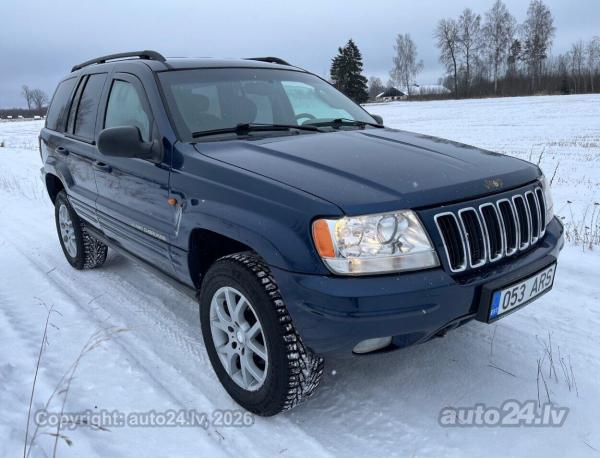 Blue Jeep Grand Cherokee 2003 in Valga, with an engine capacity of 2.70 L and mileage of 0 thousand km for 3499 €, photo 2 on AUTOMOTO.COM.LV