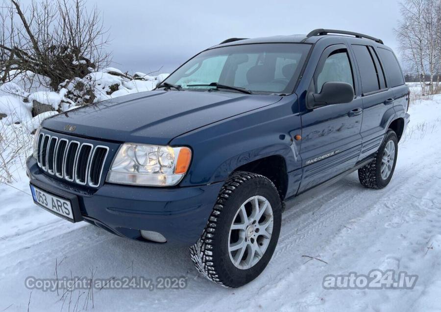 Blue Jeep Grand Cherokee 2003 in Valga, with an engine capacity of 2.70 L and mileage of 0 thousand km for 3499 €, photo 4 on AUTOMOTO.COM.LV