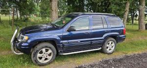 Blue Jeep Grand Cherokee 2004 in Vilnius, with an engine capacity of 2.69 L and mileage of 465 thousand km for 3500 €, photo 3 on AUTOMOTO.COM.LV