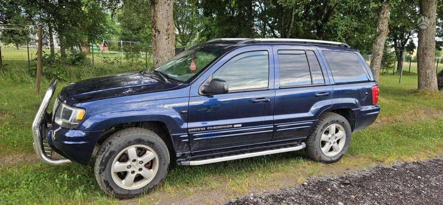 Blue Jeep Grand Cherokee 2004 in Vilnius, with an engine capacity of 2.69 L and mileage of 465 thousand km for 3500 €, photo 3 on AUTOMOTO.COM.LV