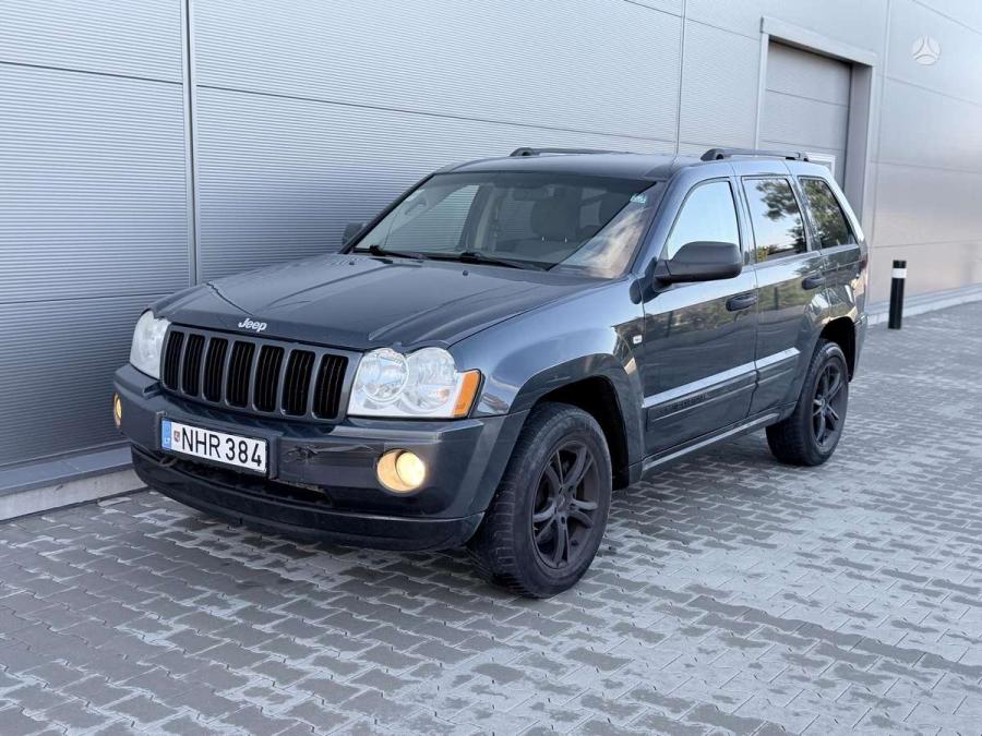 Zils Jeep Grand Cherokee 2008 Viļņa, ar dzinēja tilpumu 2.98 L un nobraukumu 371 tūkst. km par 3400 €, foto 1 vietnē AUTOMOTO.COM.LV