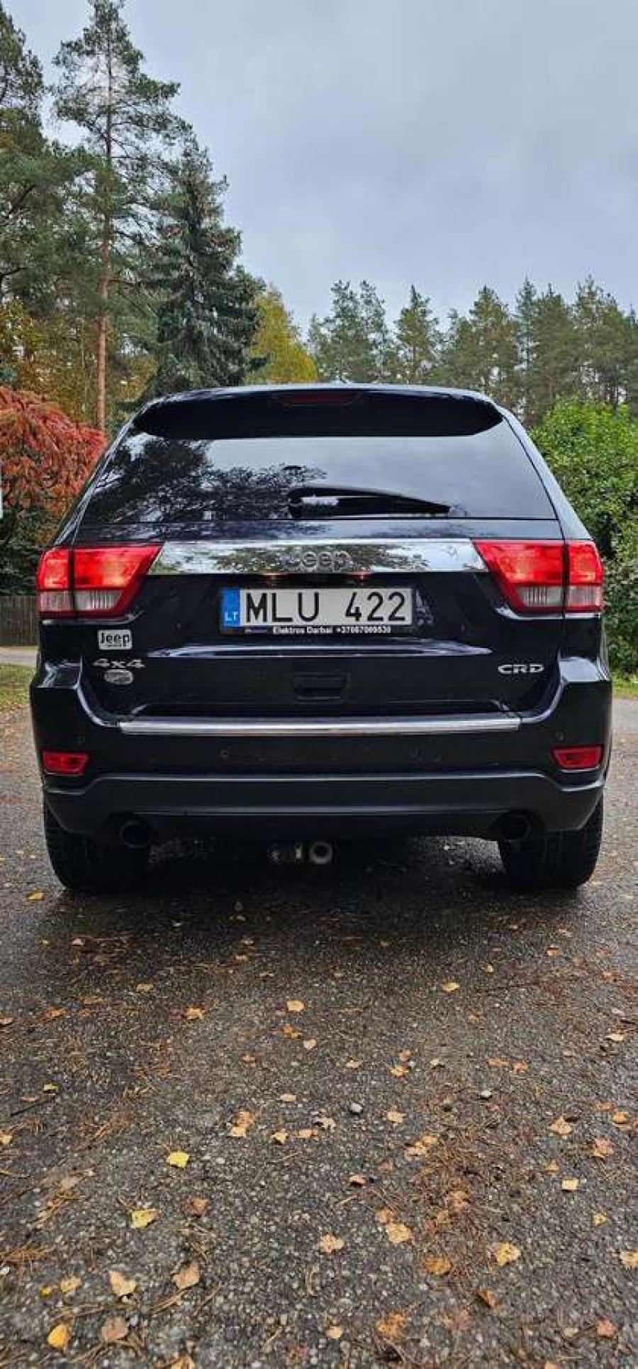 Zils Jeep Grand Cherokee 2011 Viļņa, ar dzinēja tilpumu 2.99 L un nobraukumu 290 tūkst. km par 11000 €, foto 9 vietnē AUTOMOTO.COM.LV