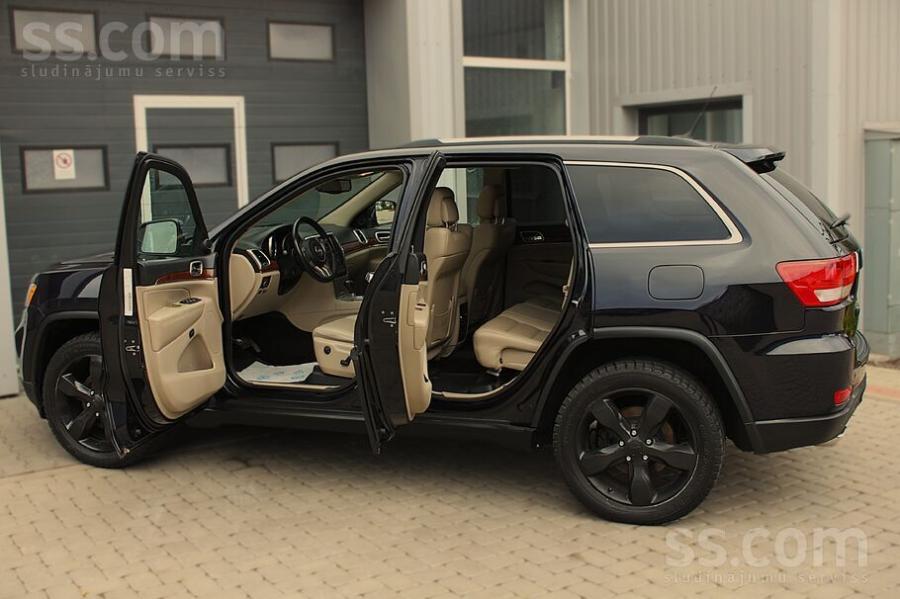 Blue Jeep Grand Cherokee 2011 in Riga, with an engine capacity of 3.60 L and mileage of 0 thousand km for 8990 €, photo 10 on AUTOMOTO.COM.LV