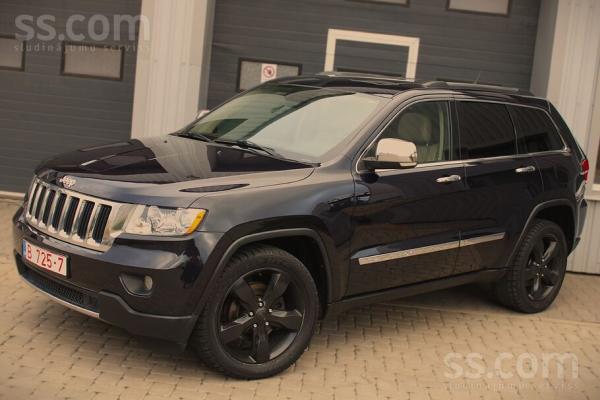 Blue Jeep Grand Cherokee 2011 in Riga, with an engine capacity of 3.60 L and mileage of 0 thousand km for 8990 €, photo 1 on AUTOMOTO.COM.LV