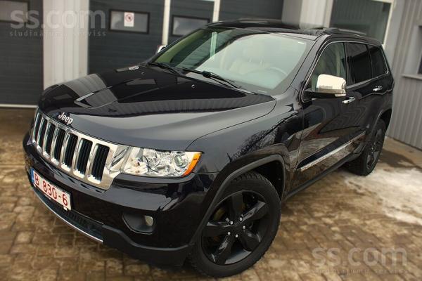Blue Jeep Grand Cherokee 2012 in Riga, with an engine capacity of 3.60 L and mileage of 0 thousand km for 8450 €, photo 1 on AUTOMOTO.COM.LV