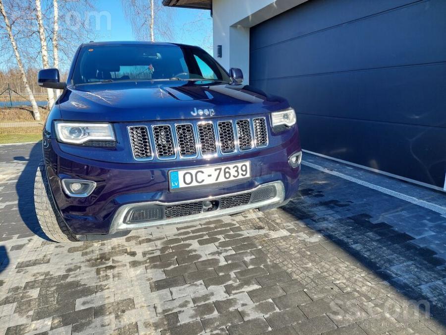 Blue Jeep Grand Cherokee 2014 in Jelgava, with an engine capacity of 3.00 L and mileage of 143 thousand km for 12000 €, photo 4 on AUTOMOTO.COM.LV