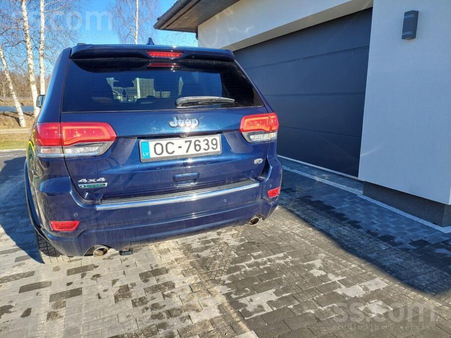Blue Jeep Grand Cherokee 2014 in Jelgava, with an engine capacity of 3.00 L and mileage of 143 thousand km for 12000 €, photo 7 on AUTOMOTO.COM.LV