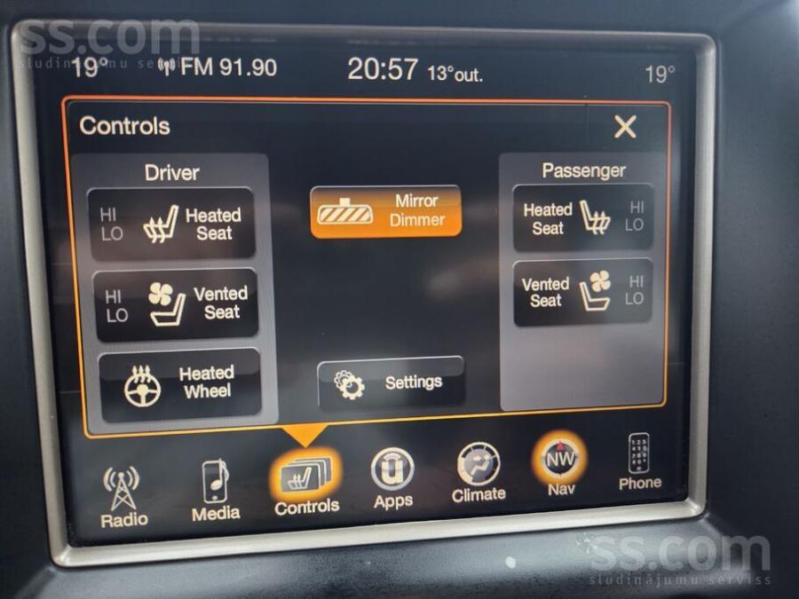 Zils Jeep Grand Cherokee 2014 Jelgava, ar dzinēja tilpumu 3.00 L un nobraukumu 0 tūkst. km par 11600 €, foto 23 vietnē AUTOMOTO.COM.LV