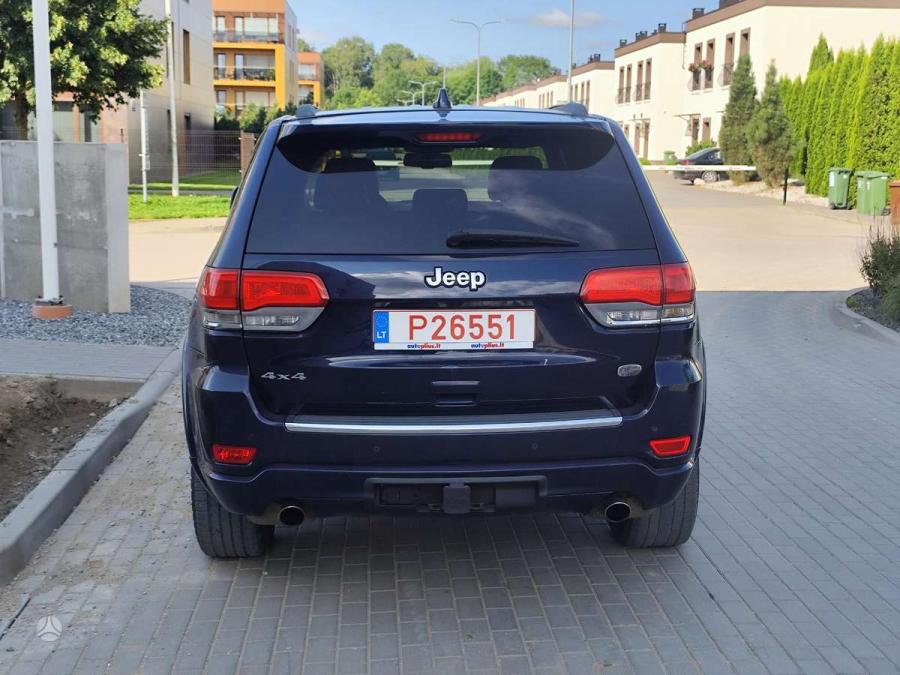 Blue Jeep Grand Cherokee 2015 in Kaunas, with an engine capacity of 3.60 L and mileage of 244 thousand km for 10500 €, photo 7 on AUTOMOTO.COM.LV