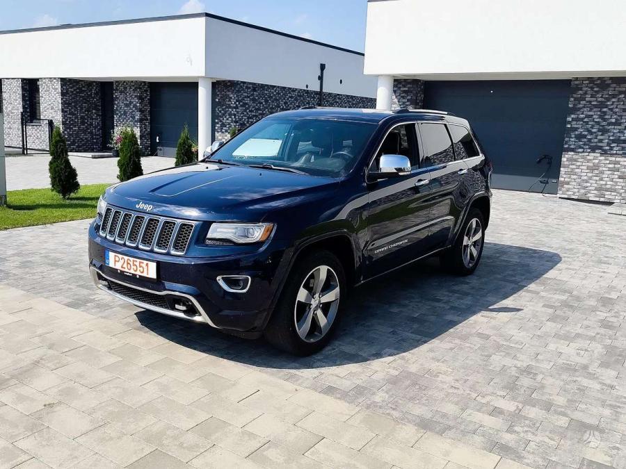 Blue Jeep Grand Cherokee 2015 in Kaunas, with an engine capacity of 3.60 L and mileage of 244 thousand km for 11000 €, photo 3 on AUTOMOTO.COM.LV