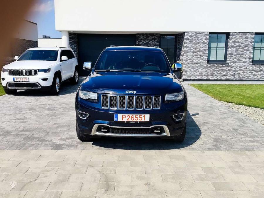 Blue Jeep Grand Cherokee 2015 in Kaunas, with an engine capacity of 3.60 L and mileage of 244 thousand km for 11000 €, photo 4 on AUTOMOTO.COM.LV