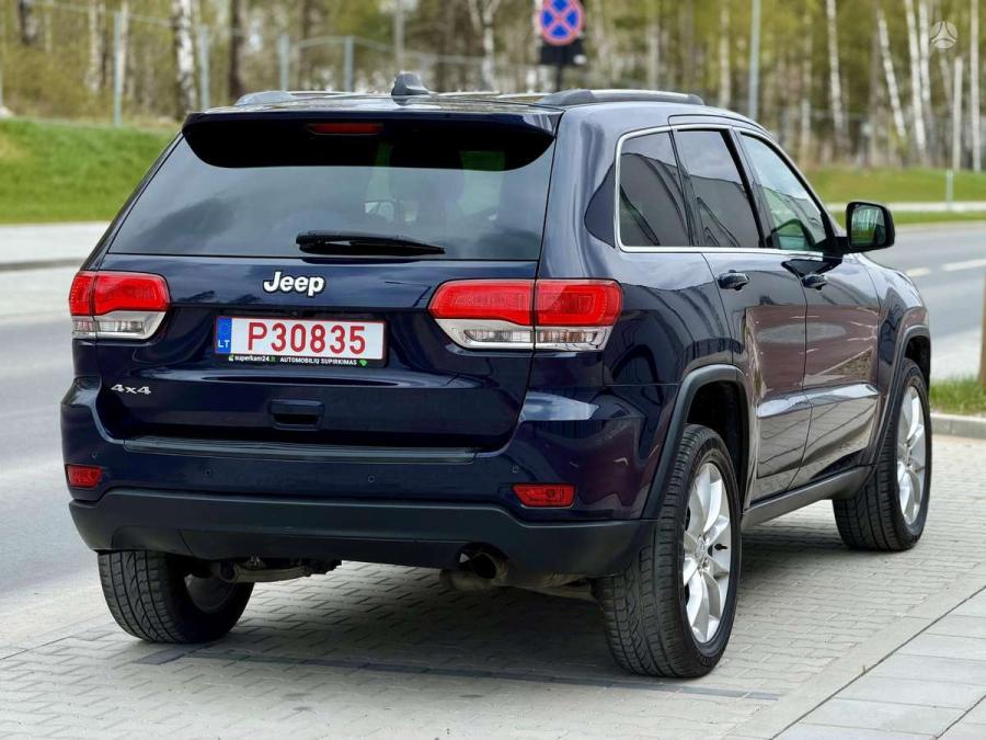 Синий Джип Гранд Чероки 2017 в Вильнюс, объемом двигателя 3.60 л и пробегом 293 тыс. км за 14650 €, фото 10 на AUTOMOTO.COM.LV