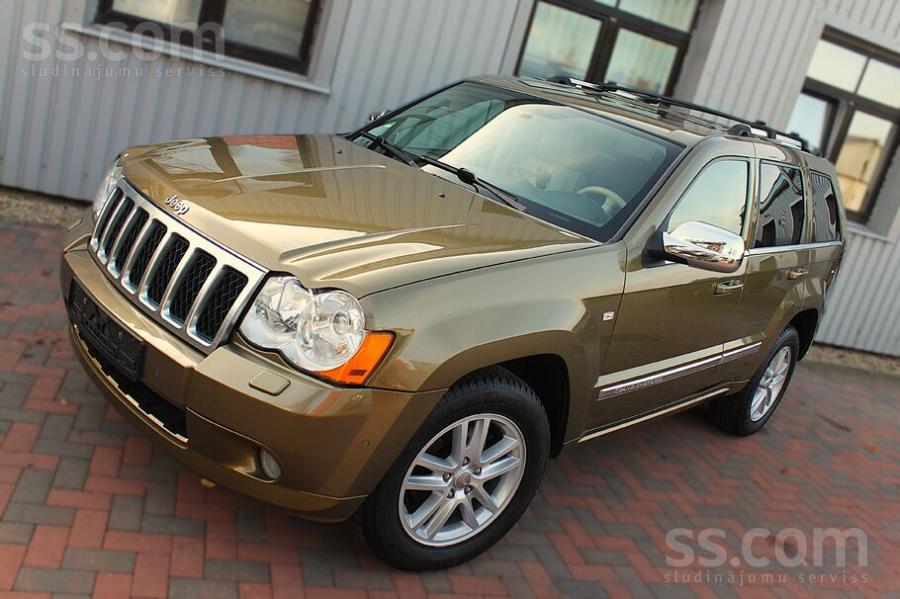 Brūns Jeep Grand Cherokee 2009 Rīga, ar dzinēja tilpumu 3.00 L un nobraukumu 0 tūkst. km par 8790 €, foto 1 vietnē AUTOMOTO.COM.LV