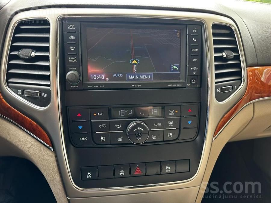 Brūns Jeep Grand Cherokee 2012 Rīga, ar dzinēja tilpumu 3.00 L un nobraukumu 264 tūkst. km par 8390 €, foto 19 vietnē AUTOMOTO.COM.LV
