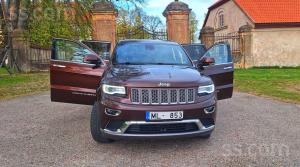 Brown Jeep Grand Cherokee 2013 in Riga, with an engine capacity of 3.00 L and mileage of 244 thousand km for 12500 €, photo  on AUTOMOTO.COM.LV