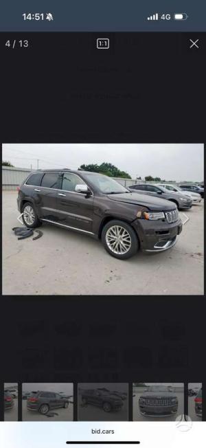 Brown Jeep Grand Cherokee 2017 in Vilnius, with an engine capacity of 5.65 L and mileage of 205 thousand km for 19900 €, photo 28 on AUTOMOTO.COM.LV