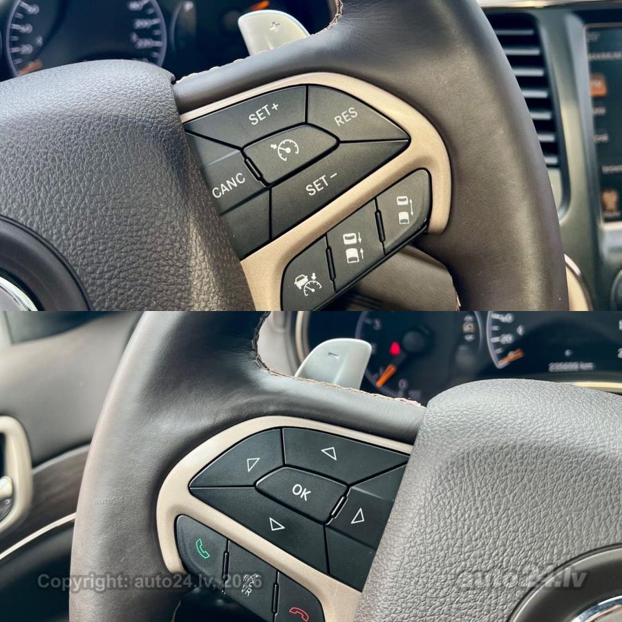 Brown Jeep Grand Cherokee 2014 in Tallinn, with an engine capacity of 3.00 L and mileage of 235 thousand km for 8999 €, photo 20 on AUTOMOTO.COM.LV