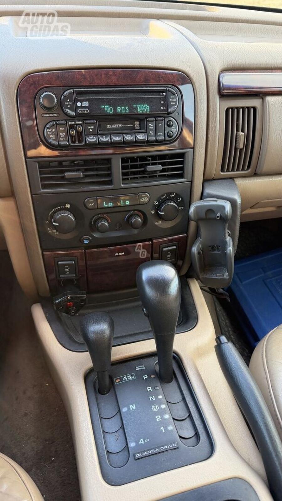Jeep Grand Cherokee 1999 Viļņa, ar dzinēja tilpumu 4.70 L un nobraukumu 361 tūkst. km par 2650 €, foto 9 vietnē AUTOMOTO.COM.LV