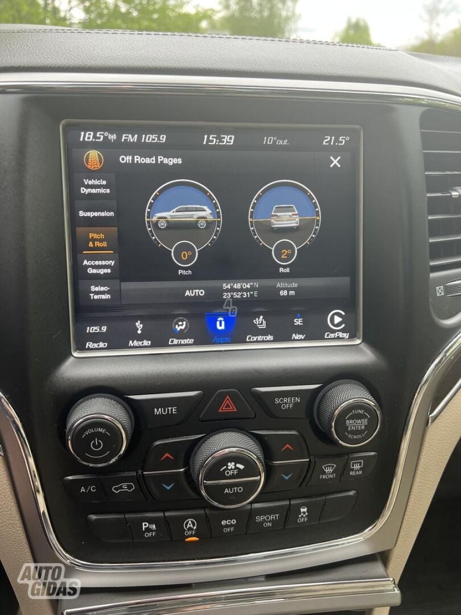 Jeep Grand Cherokee 2018 Kauņa, ar dzinēja tilpumu 3.60 L un nobraukumu 95 tūkst. km par 21800 €, foto 22 vietnē AUTOMOTO.COM.LV