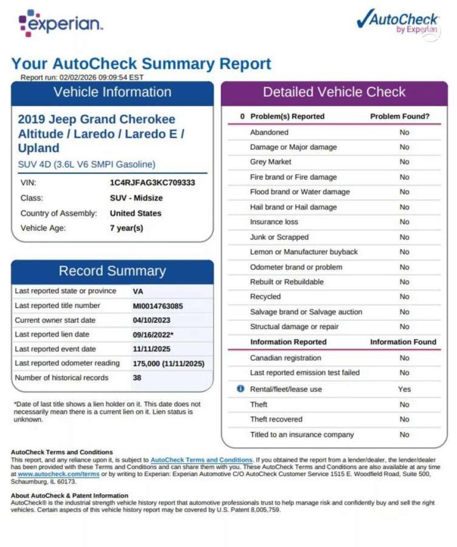 Jeep Grand Cherokee 2019 in Kaunas, with an engine capacity of 3.60 L and mileage of 279 thousand km for 14200 €, photo 17 on AUTOMOTO.COM.LV
