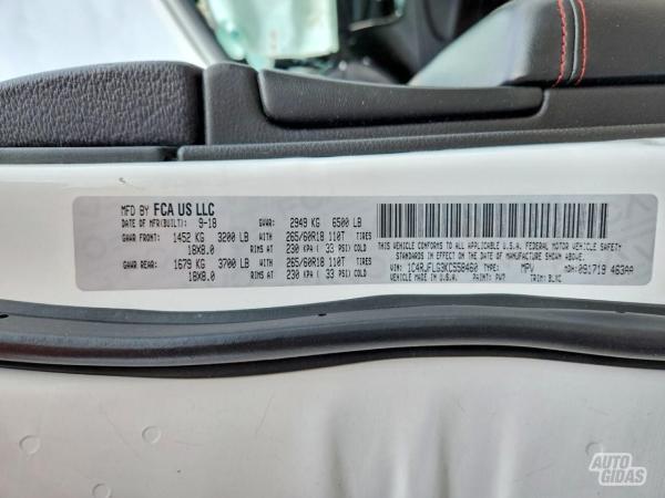 Jeep Grand Cherokee 2019 in Siauliai, with an engine capacity of 3.60 L and mileage of 260 thousand km for 8800 €, photo 10 on AUTOMOTO.COM.LV