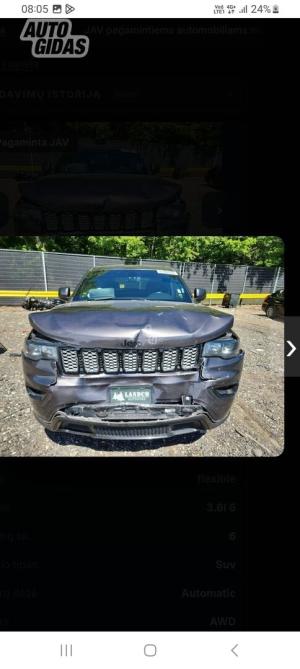 Jeep Grand Cherokee 2019 in Vilnius, with an engine capacity of 3.60 L and mileage of 271 thousand km for 8500 €, photo 4 on AUTOMOTO.COM.LV