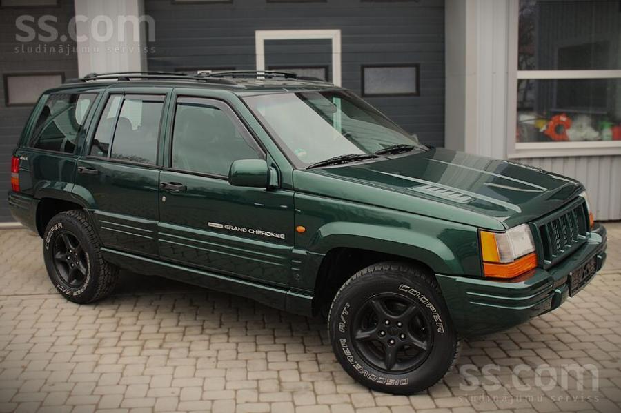 Green Jeep Grand Cherokee 1998 in Riga, with an engine capacity of 5.90 L and mileage of 0 thousand km for 12500 €, photo 5 on AUTOMOTO.COM.LV