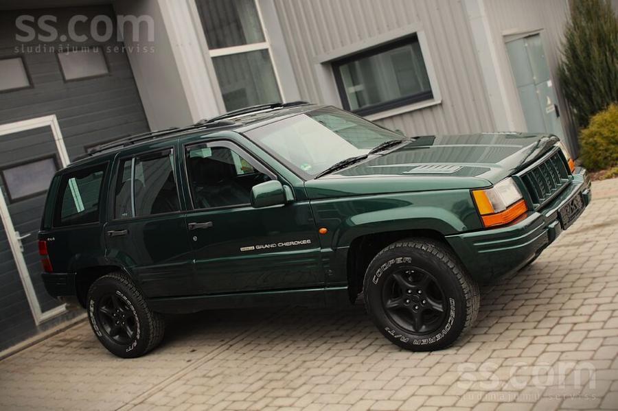 Green Jeep Grand Cherokee 1998 in Riga, with an engine capacity of 5.90 L and mileage of 0 thousand km for 12500 €, photo 8 on AUTOMOTO.COM.LV