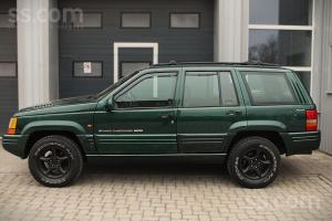 Green Jeep Grand Cherokee 1998 in Riga, with an engine capacity of 5.90 L and mileage of 0 thousand km for 12500 €, photo 4 on AUTOMOTO.COM.LV