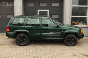 Green Jeep Grand Cherokee 1998 in Riga, with an engine capacity of 5.90 L and mileage of 0 thousand km for 12500 €, photo 8 on AUTOMOTO.COM.LV