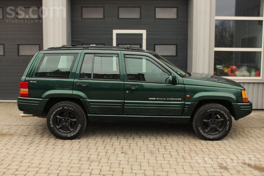 Green Jeep Grand Cherokee 1998 in Riga, with an engine capacity of 5.90 L and mileage of 0 thousand km for 12500 €, photo 8 on AUTOMOTO.COM.LV