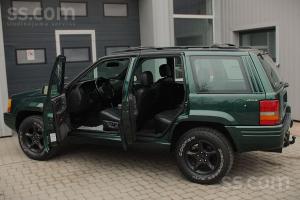Green Jeep Grand Cherokee 1998 in Riga, with an engine capacity of 5.90 L and mileage of 0 thousand km for 12500 €, photo 10 on AUTOMOTO.COM.LV