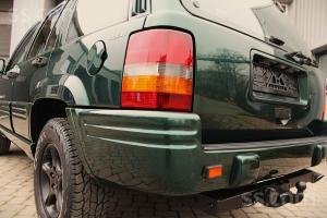 Green Jeep Grand Cherokee 1998 in Riga, with an engine capacity of 5.90 L and mileage of 0 thousand km for 12500 €, photo 16 on AUTOMOTO.COM.LV