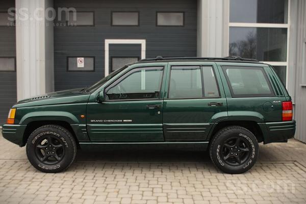 Zaļš Jeep Grand Cherokee 1998 Rīga, ar dzinēja tilpumu 5.90 L un nobraukumu 0 tūkst. km par 12500 €, foto 3 vietnē AUTOMOTO.COM.LV