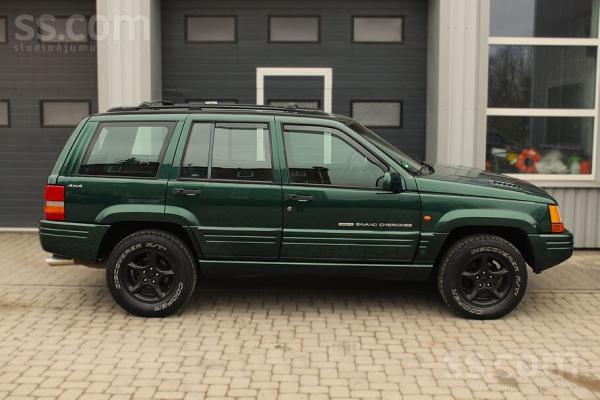 Zaļš Jeep Grand Cherokee 1998 Rīga, ar dzinēja tilpumu 5.90 L un nobraukumu 0 tūkst. km par 12500 €, foto 7 vietnē AUTOMOTO.COM.LV