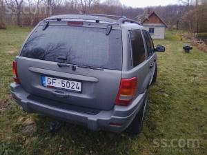 Grey Jeep Grand Cherokee 1999 in Daugavpils, with an engine capacity of 3.10 L and mileage of 207 thousand km for 2250 €, photo 4 on AUTOMOTO.COM.LV
