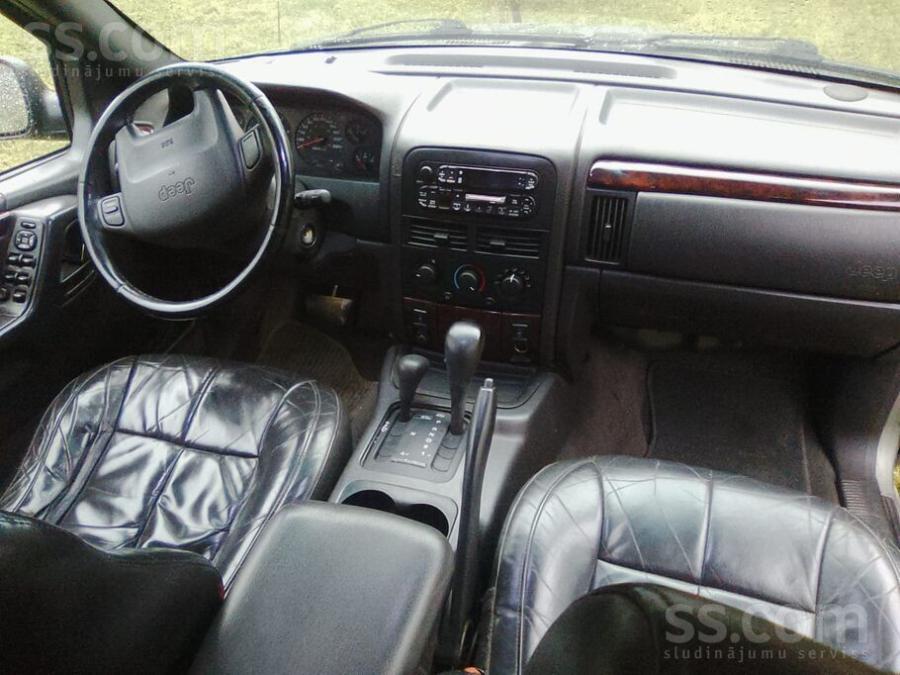 Grey Jeep Grand Cherokee 1999 in Daugavpils, with an engine capacity of 3.10 L and mileage of 207 thousand km for 2250 €, photo 9 on AUTOMOTO.COM.LV