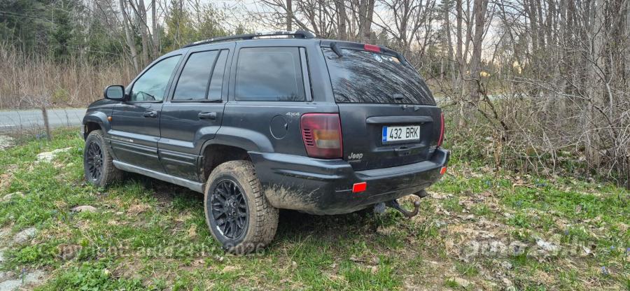 Pelēks Jeep Grand Cherokee 2001 Tallina, ar dzinēja tilpumu 3.10 L un nobraukumu 324 tūkst. km par 1200 €, foto 3 vietnē AUTOMOTO.COM.LV