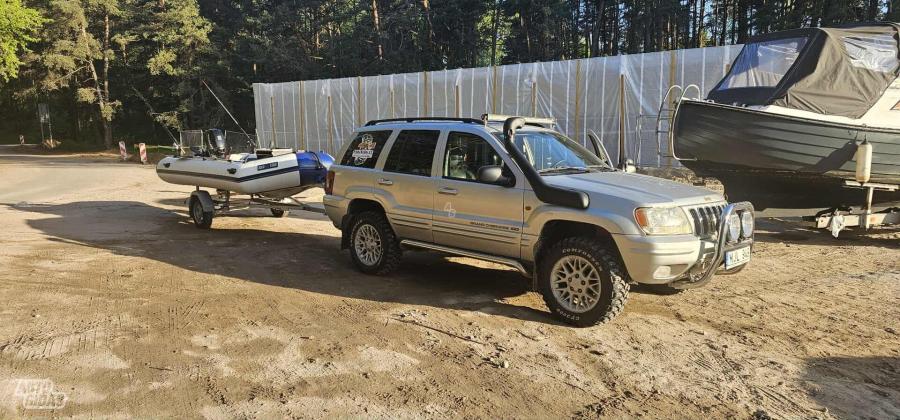 Pelēks Jeep Grand Cherokee 2003 Kauņa, ar dzinēja tilpumu 2.70 L un nobraukumu 359 tūkst. km par 4700 €, foto 11 vietnē AUTOMOTO.COM.LV