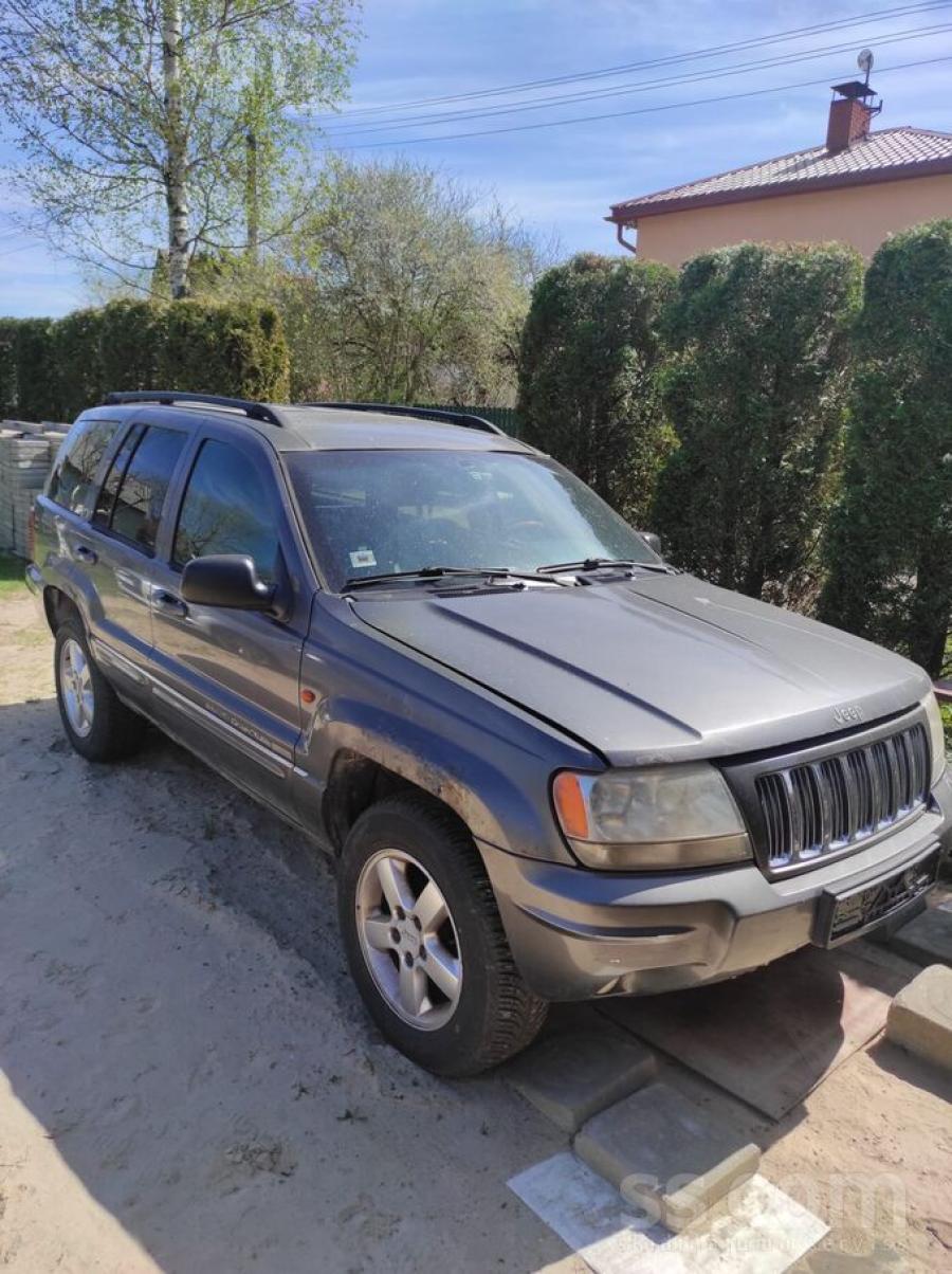 Grey Jeep Grand Cherokee 2004 in Riga, with an engine capacity of 2.70 L and mileage of 385 thousand km for 1500 €, photo 3 on AUTOMOTO.COM.LV