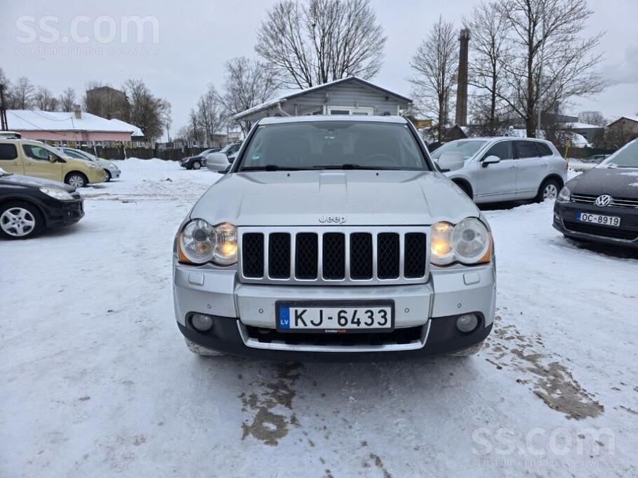 Grey Jeep Grand Cherokee 2008 in Rezekne, with an engine capacity of 3.00 L and mileage of 0 thousand km for 4950 €, photo 7 on AUTOMOTO.COM.LV