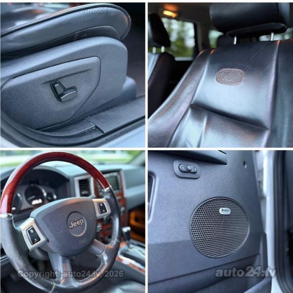 Pelēks Jeep Grand Cherokee 2008 Tallina, ar dzinēja tilpumu 3.00 L un nobraukumu 307 tūkst. km par 3500 €, foto 10 vietnē AUTOMOTO.COM.LV
