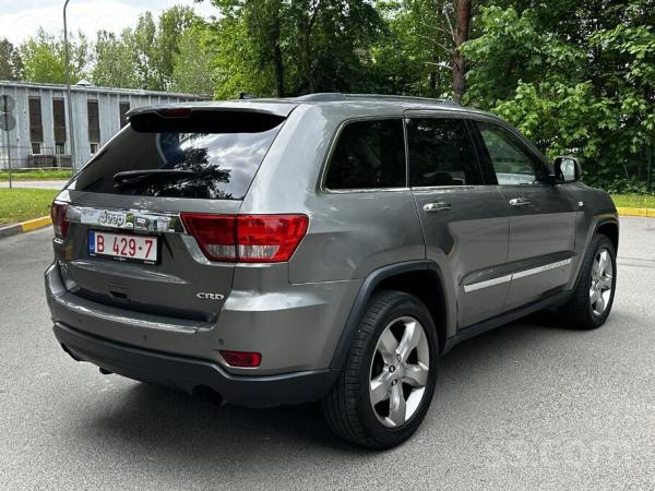 Grey Jeep Grand Cherokee 2012 in Riga, with an engine capacity of 3.00 L and mileage of 262 thousand km for 8399 €, photo 9 on AUTOMOTO.COM.LV