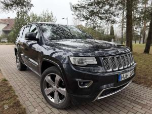 Grey Jeep Grand Cherokee 2014 in Utena, with an engine capacity of 3.00 L and mileage of 221 thousand km for 10700 €, photo  on AUTOMOTO.COM.LV