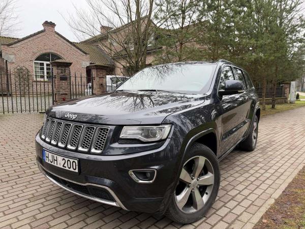 Grey Jeep Grand Cherokee 2014 in Utena, with an engine capacity of 3.00 L and mileage of 221 thousand km for 10700 €, photo 5 on AUTOMOTO.COM.LV