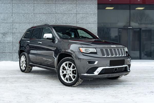 Grey Jeep Grand Cherokee 2014 in Klaipeda, with an engine capacity of 5.70 L and mileage of 148 thousand km for 16700 €, photo 4 on AUTOMOTO.COM.LV