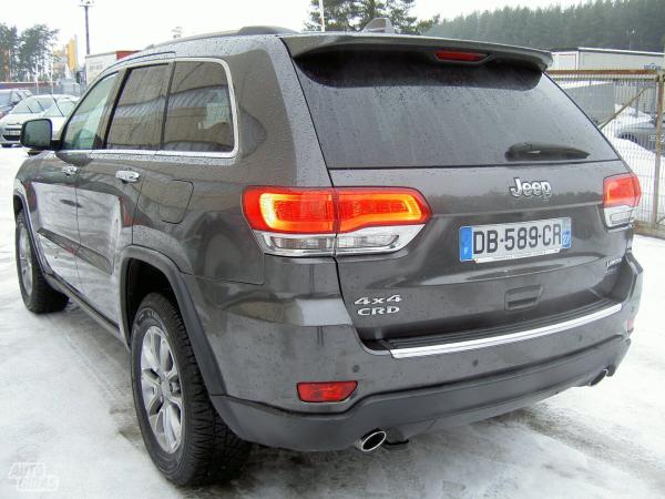 Grey Jeep Grand Cherokee 2014 in Vilnius, with an engine capacity of 3.00 L and mileage of 218 thousand km for 11699 €, photo 8 on AUTOMOTO.COM.LV
