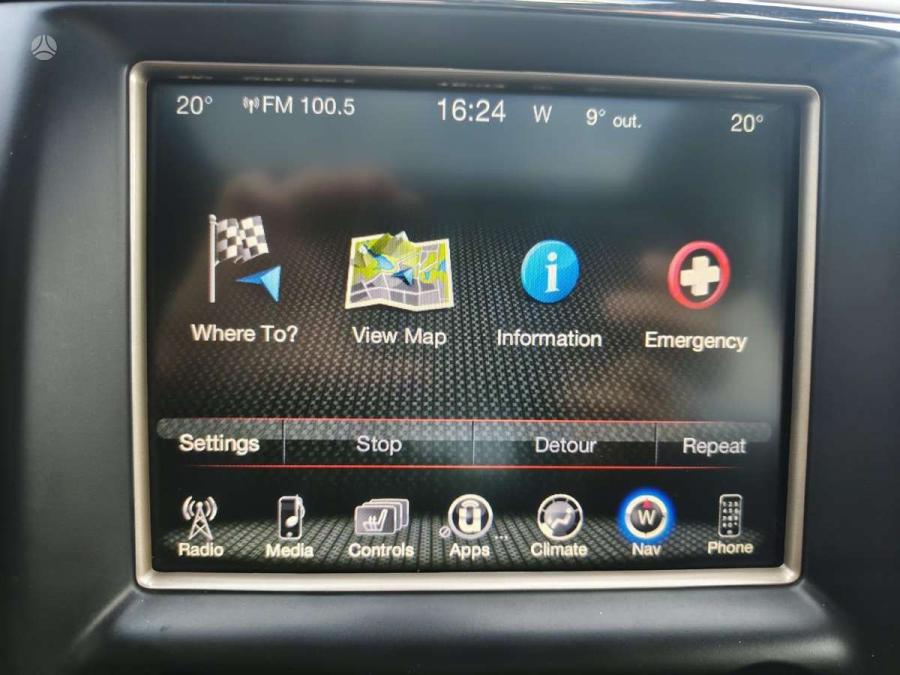Pelēks Jeep Grand Cherokee 2014 Šauļi, ar dzinēja tilpumu 3.60 L un nobraukumu 208 tūkst. km par 11300 €, foto 19 vietnē AUTOMOTO.COM.LV